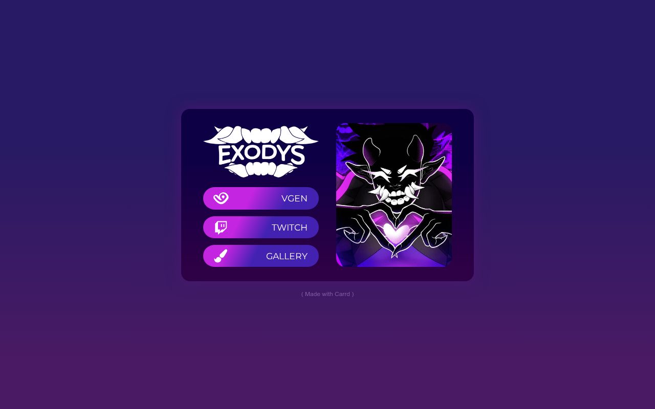 Exodys Card